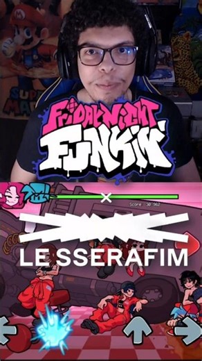 FNF collaboration with LESSERAFIM #fridaynightfunkin #fridaynightfunkinmod #fnf #fnfmod #lesserafim