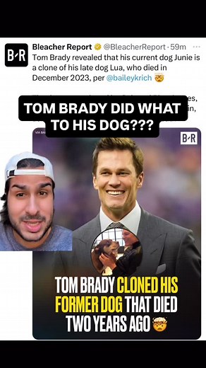Is Tom Brady cloning his dog normal behaviour? #breakingnews #tombrady #brady #tb12 #nflnews | Prince Hudda
