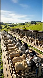 Precision feeding systems ensure maximum #IndustrialScale #FarmingLife #Livestock #trending #shorts