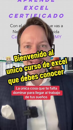Cómo aprender excel de principiante a experto ? Necesitas un curso estructurado y diseñado para enseñarte desde cero sin asumir que no sabes nada. Hoy vengo a invitarte a estudiar microsoft excel con mas de 200 estudiantes 🧑🏼‍💻 y mas de 60 ✅ calificaciones positivas #excel #exceltips #excelpro #exceltutorial #tutorial #parati #fyp #viral #empleo #trabajo #oficina #chamba #tiktok