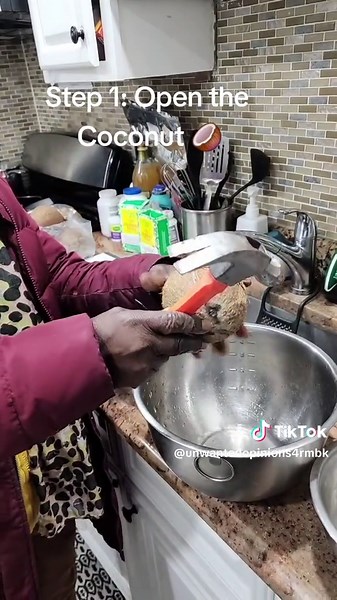 How to Crack a Brown Coconut with a Hammer