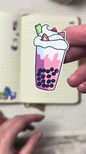 Boba Tea Time Sticker Demo