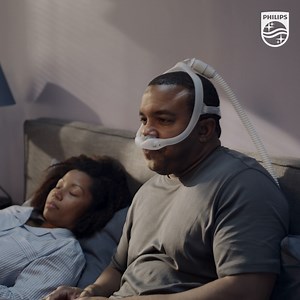 The innovative design of Philips DreamWear CPAP masks prevents red marks, discomfort and irritation on the nose bridge. #DareToDream | Philips Sleep Wellness