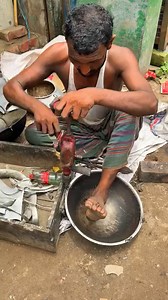 Amazing Skills of Fixing Broken Handle of Frying Pan 🔥❤ #Amazing #skills #Pan #fixing | Mr. Khan