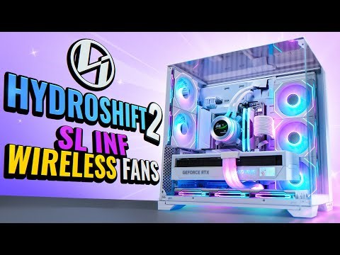 New Lian Li Hydroshift II Cooler + SL INF Wireless Fans!