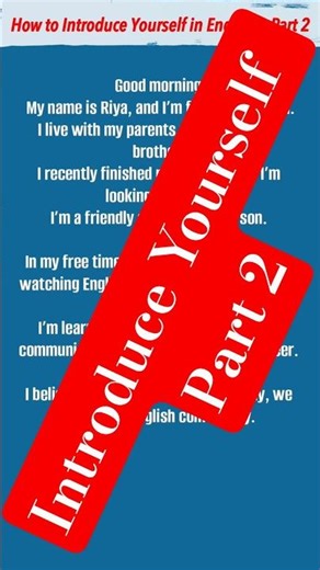 ➡️ How to Introduce Yourself in English | Speak Confidently – Part 2 💬