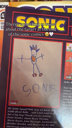Wholesome Sonic Comic Creations by Little Artists