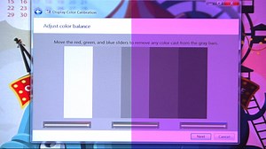 Calibrate your monitor with Windows 7
