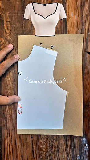 20K views · 918 reactions | Sweetheart Neckline Pattern ✂️✂️✂️ Just a few adjustments on the pattern can change the whole vibe of the top. Simple, clean, and effortlessly pretty — wanna try making it? ❤️ #sew #sewing #sewtutorial #sewtips #sewproject #sewingtips #sewingproject #sewingtutorial #fashioncourse #fashiondesign #fashiontutorial #patternmaker #sewinglove #lovesewing #sewingandpatternmaking #ussew #ussewing | Cesaria Yudiyanti | Facebook