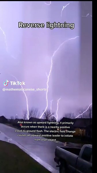 Reverse lightning #math #science #physics #meteorology