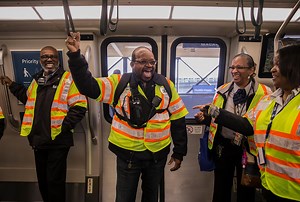 BART’s new trains a first-time hit with passengers