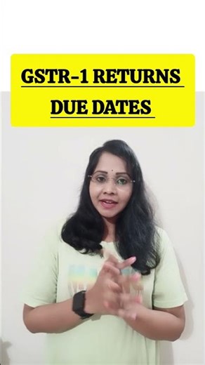 GSTR1 Returns Due Dates #ssgc8317606566 #gst #gstreturns #taxfiling #duedates #returnfiling #gstr