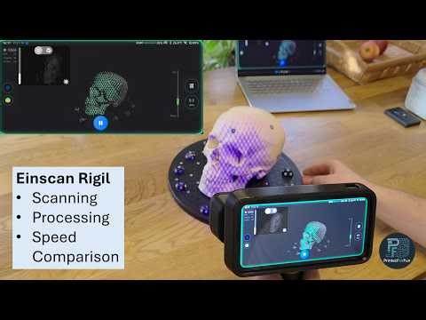 Scanning and Processing Workflow of the Einscan Rigil
