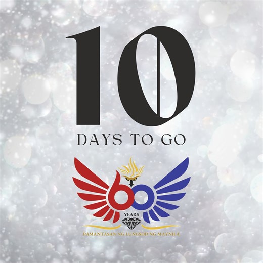 10 DAYS TO GO until the Diamond Jubilee celebration of the Pamantasan ng Lungsod ng Maynila (PLM)! 🎉💙💛 From June 16 to 21, 2025, join us in a week-long celebration filled with exciting activities in honor of PLM's 60th Foundation Anniversary—highlighted by the official anniversary on June 19! 📅 Check out the full calendar of events here: 👉 https://plm.edu.ph/news/calendar-of-activities-plm-60th-foundation-anniversary 👉 https://www.facebook.com/share/p/16VH7HnXUv/ Together let us celebrate 