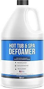 Essential Values Defoamer Hot Tub - Versatile Hot Tub Chemicals Without Residue or Cloudy Water - Easy to Use, Fast-Acting Hot Tub Defoamer for Clear, Comfortable Spa Experience