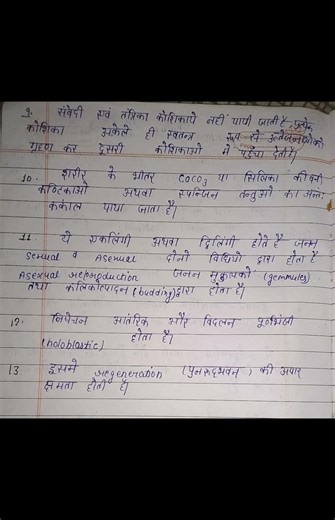 BSc 5th sem zoology paper 1st topic Porifera characteristics and classification #shorts #bsc#msu#ccs