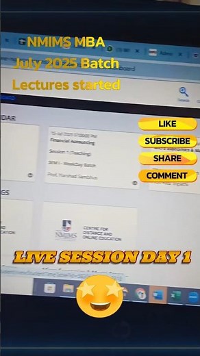 #NMIMS Online MBA Day 1 Lecture Begins | Online MBA Journey Starts Now🚀 #nmimsonlinemba #JULY2025