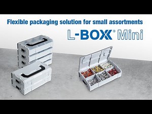 L-BOXX Mini - Flexible packaging solution for small assortments (EN) | Bosch Sortimo Systems