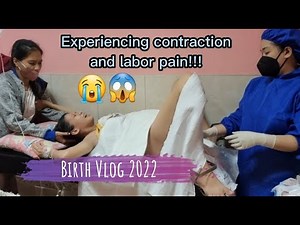 Contraction and labor pain | Birth Vlog 2022 | Labor and delivery vlog | Normal delivery