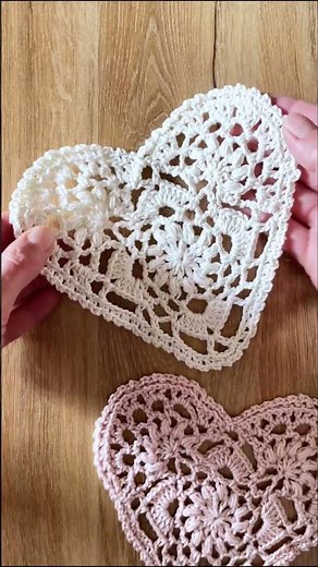 DIY Crochet Facile : Cœur en Dentelle 🧶