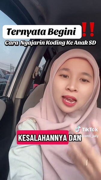 Ternyata gini cara ngajarin Koding ke Anak SD 🔥✨ #gurusd #koding #codingforkids #fyp #anaksd