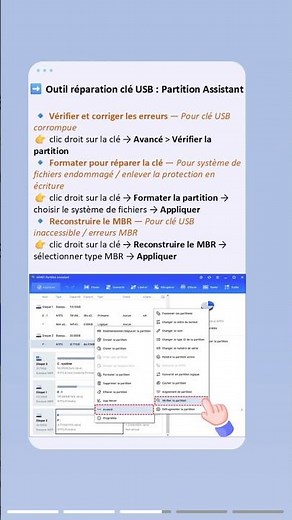 Réparer votre USB avec un outil de réparation de clé USB