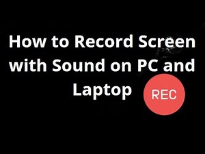 How to Record Screen with Sound on PC and Laptop — Complete Guide