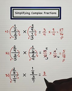 1.2K views · 132 reactions | How to simplify complex fractions? #sirdanph #math #mathematics #mathisfun #mathhacks | Math Coach Dan | Facebook