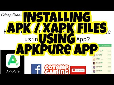 HOW TO INSTALL APK / XAPK FILES USING APKPure APP | GUIDE | ENGLISH SUBTITLE