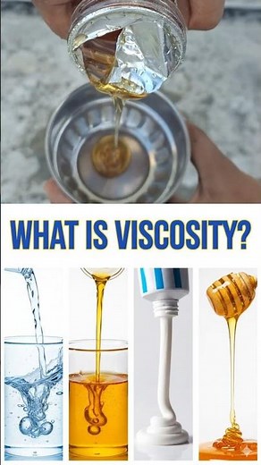 What is Viscosity? #scienceexplained #viscosity