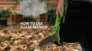 Watch How to Use a Leaf Blower on Amazon Live