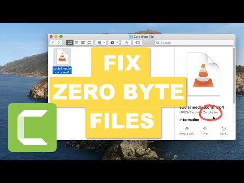 How To Fix Camtasia Zero Byte File Export on Mac