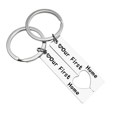 TopLLC Keychains 2 Personalised Heart Puzzle Keyring Set Engraved Date And Name Key Custom Couples Keychain For Girlfriend And A Keychain - Walmart.ca