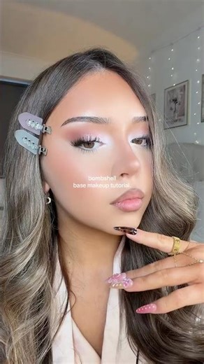 BASE MAKEUP TUTORIAL!! #makeup #softglamlook #makeuptutorial #lashify #makeuptips #lipcombo #grwm