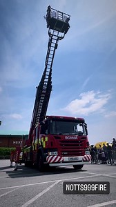 The sky’s the limit for South Yorkshire Fire and Rescue’s extraordinary fire engine 🤩 This Scania P 320 is equipped with a 32 metre turntable ladder as well as a pump and tank to enable it to fight fires more quickly. Lifting its ladder higher and higher, this Scania is an awe-inspiring sight. Thanks to notts999fire on Instagram for this one. Has anyone else seen any inspiring Scania fire engines lately? Send in your clips for a chance to get featured 🎥 | Scania UK
