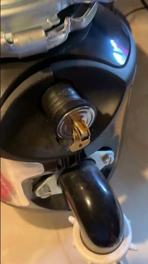 Plugging dishwasher drain on garbage disposal with baitwell plug #diy #homeimprovement #remodel