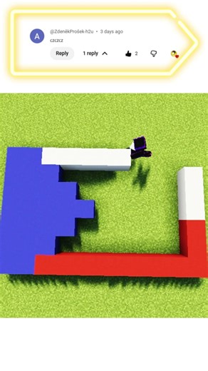 Minecraft Timelapse | CZ Flag | #timelapse #minecraft #tutorial #minecrafttimelapse