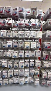 3,000 different SRP fittings and growing! 🔧�Come check out the full selection of SRP fittings available at all of our stores and online. We offer aluminum, high quality fittings that come in 3 color combos, with options in AN, NPT, and LS fittings. We also stock a complete line of hoses including braided stainless steel, braided nylon, and braided stainless steel PTFE, all available in a variety of hose sizes. Smiley’s has what you need to get the job done right, whether you are starting fresh 