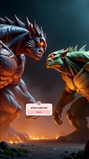 "3D Monster Loop Fight – Infinite Dark Fantasy Battle | Ultra Realistic 4K Animation" #shorts #fyp