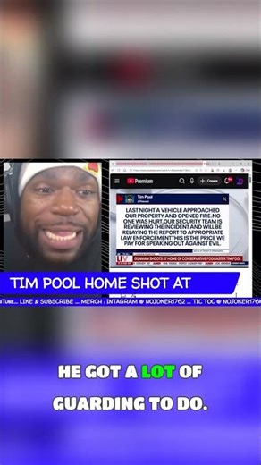 Tim Pool's Home Was Shot At / Security Confirms No Injuries ...