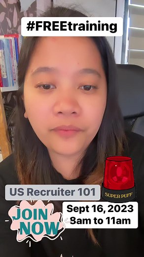 Do you want to learn how to become a US recruiter and start earning at least $1000/month? We are offering a FREE training on how to become one! Watch the full reel for the instructions! #howtobecomeaVA #remotecareer #wfhjobs #freetraining #wfhjobs #freetraining | Coach Jenny - VA Mom
