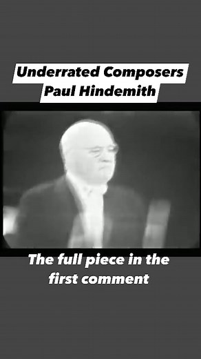 18K views · 294 reactions | Paul Hindemith conducting his Konzertmusik for Brass and String Orchestra op.50 | History of Music | Facebook
