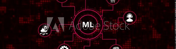 Ml concept with interconnected icons representing various aspects of machine learning, illustrating the structure and functionality of ml algorithms and models