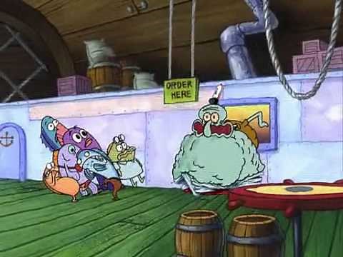 spongebob squarepants squidward gain overweight