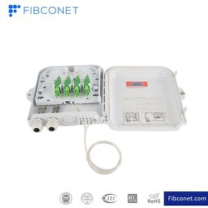 [Hot Item] FTTH IP65 Outdoor Box Fiber Optic Plastic Box 8 Core Fiber Optic Distribution Box