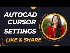 How to AutoCad Cursor Settings & How to Change Crosshair Size 2023