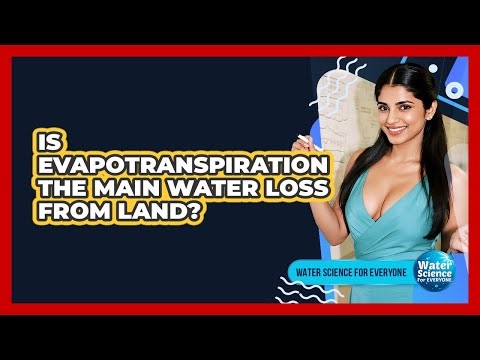 Is Evapotranspiration the Main Water Loss from Land?