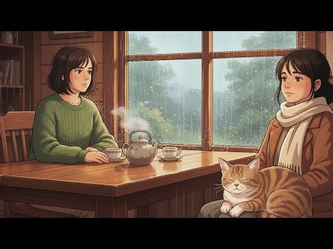 A Rainy Afternoon Spent Brewing Tea and Remembering You | Ghibli-Style ASMR video