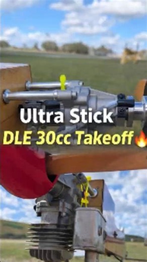 Ultra Stick DLE 30cc Takeoff #shorts