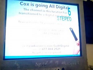 Cox cable channel lineup (broadcast channels on cable are digital only)